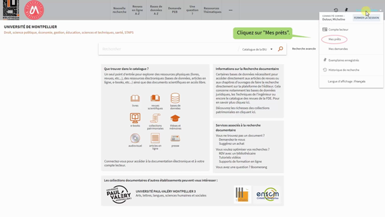 Plateforme vidéo de l'université de Montpellier (Pod) - Service Commun de Documentation - Tutos ...